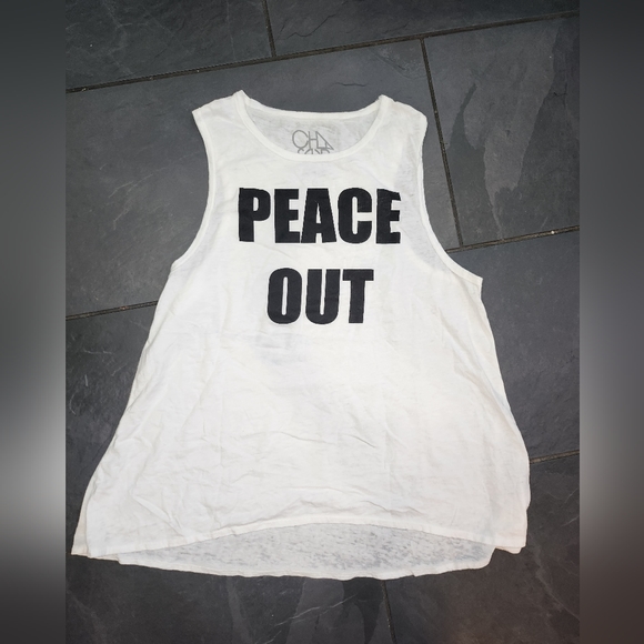 Chaser | Tops | Chaser Peace Out Tank | Poshmark